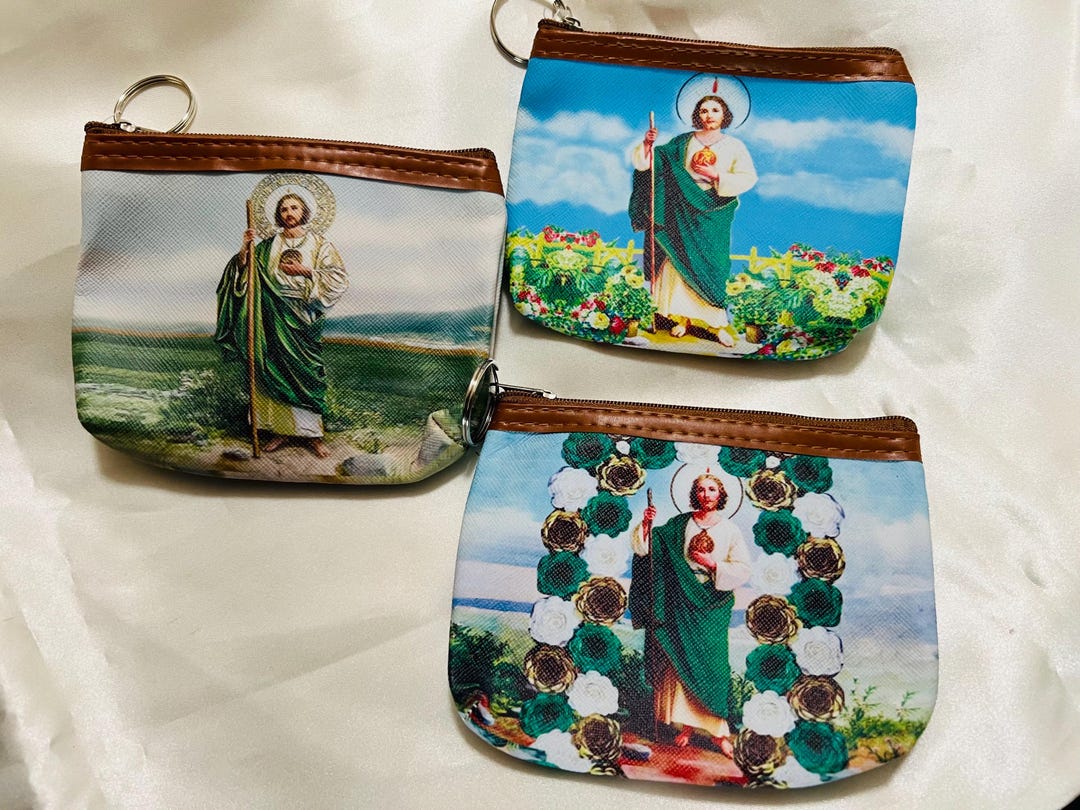 St.jude, San Judas Coin Purse Keychain, 3 Different Styles - Etsy
