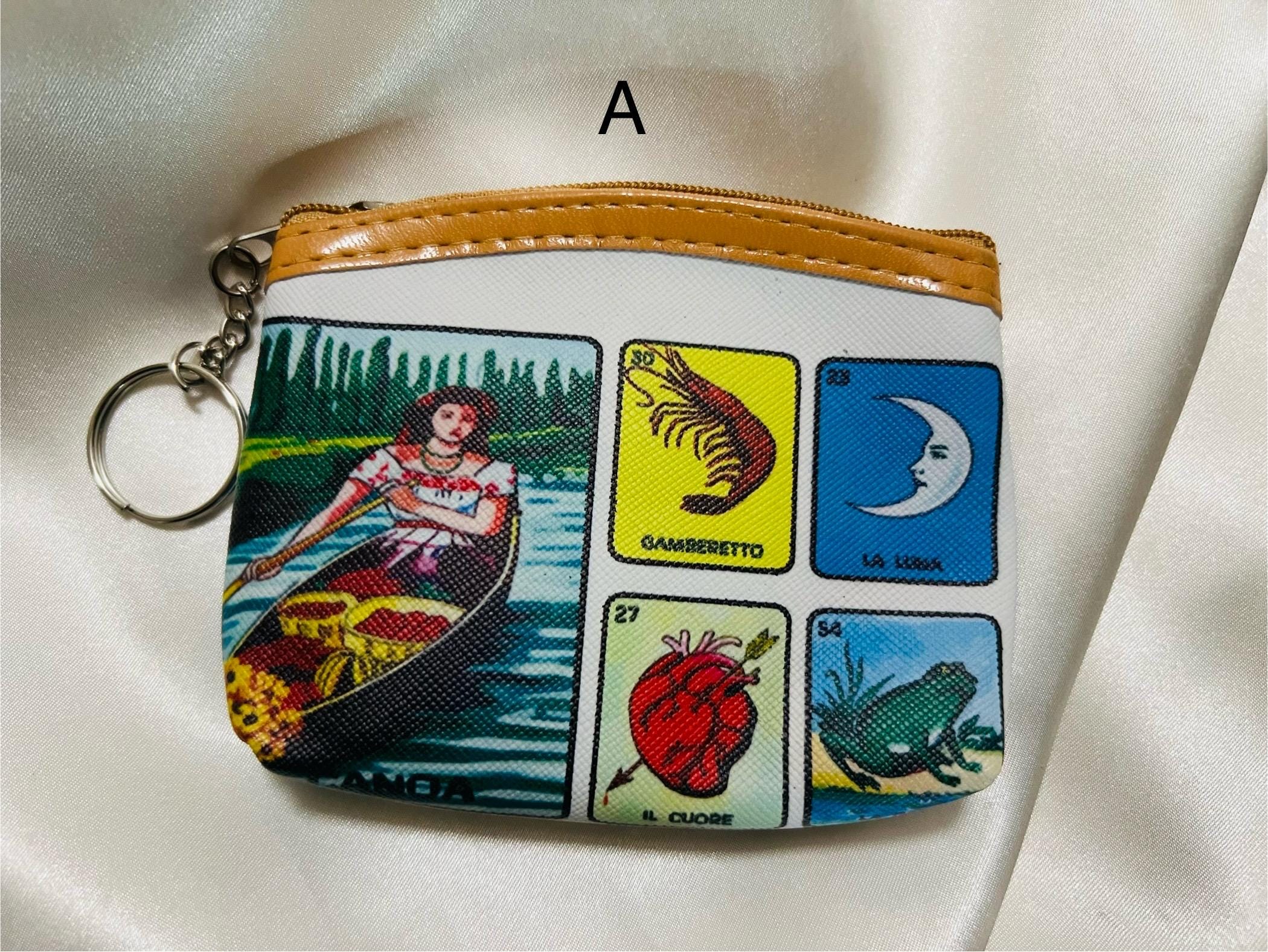 Loteria Coin Purse Keychain, Mexican Bingo, Different Styles ...
