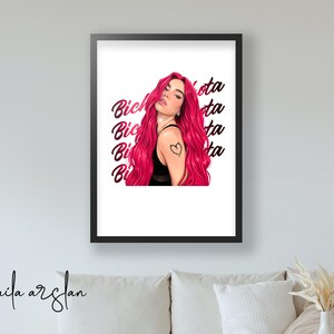 Karol G Red Hair Png Digital Download File Sublimation, Karol G PNG ...