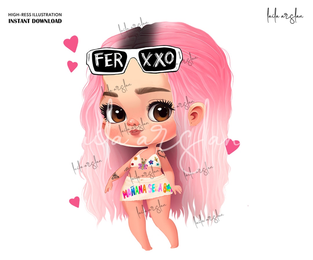 Karol G rosa Haar mit Ferxxo Sonnenbrille PNG karol G mit Feid ...