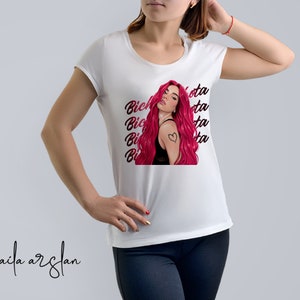 Karol G Red Hair Png Digital Download File Sublimation, Karol G PNG ...