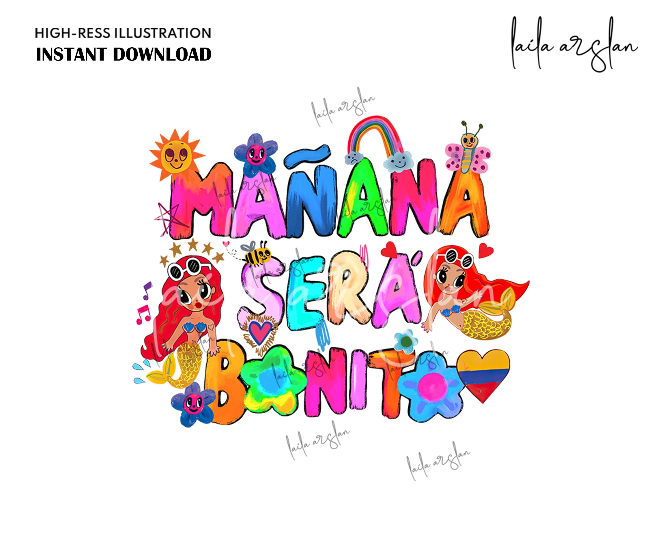 Karol G Mañana Sera Bonito Png Mañana Sera Bonito Karol G - Etsy Hong Kong