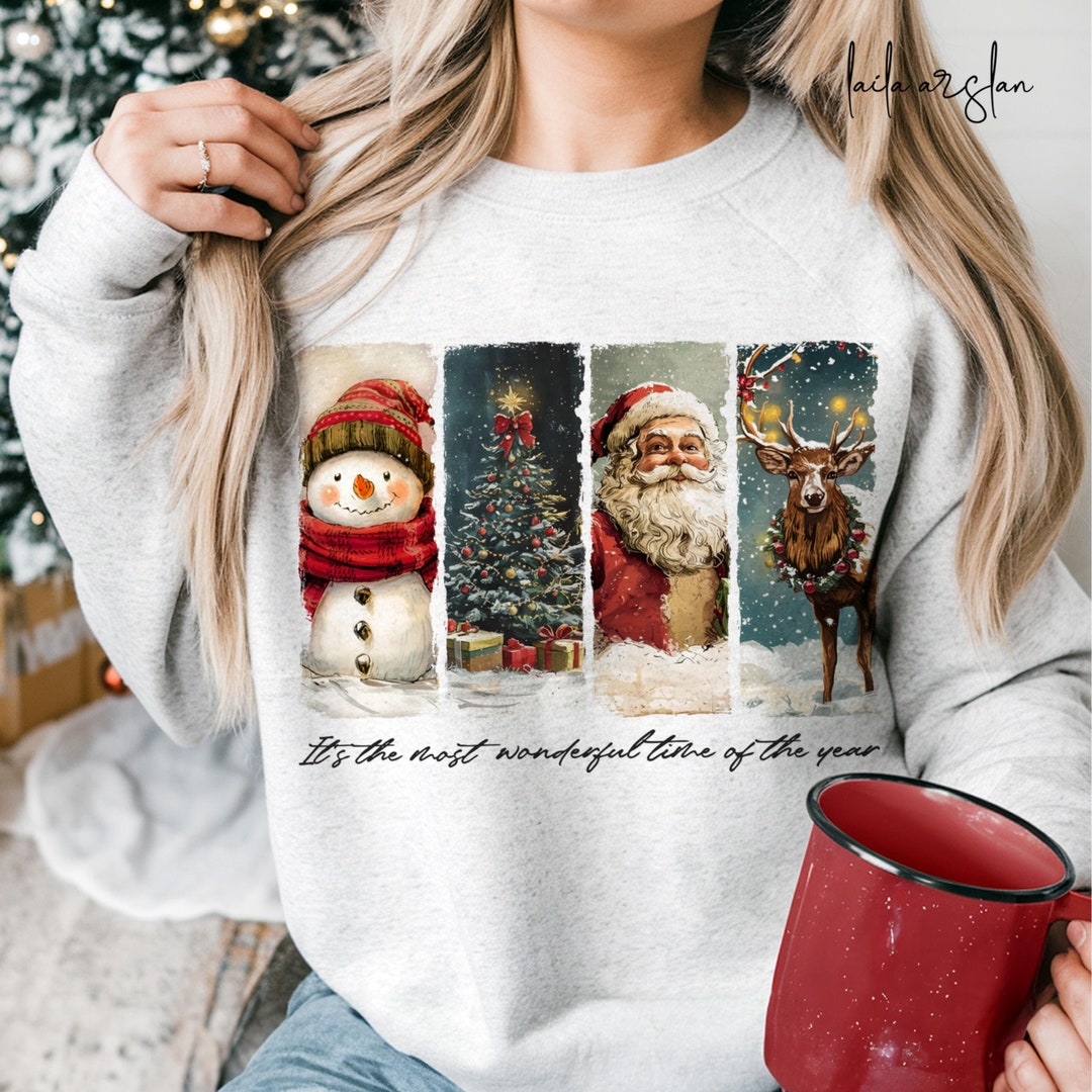 It's the Most Wonderful Time of the Year PNG, Retro Christmas PNG ...