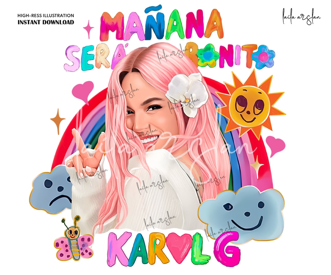 Karol G Pink Hair | Karol G Mientras Me Curo Del Cora | Karol G Manana Sera Bonito Png | Karol G ...
