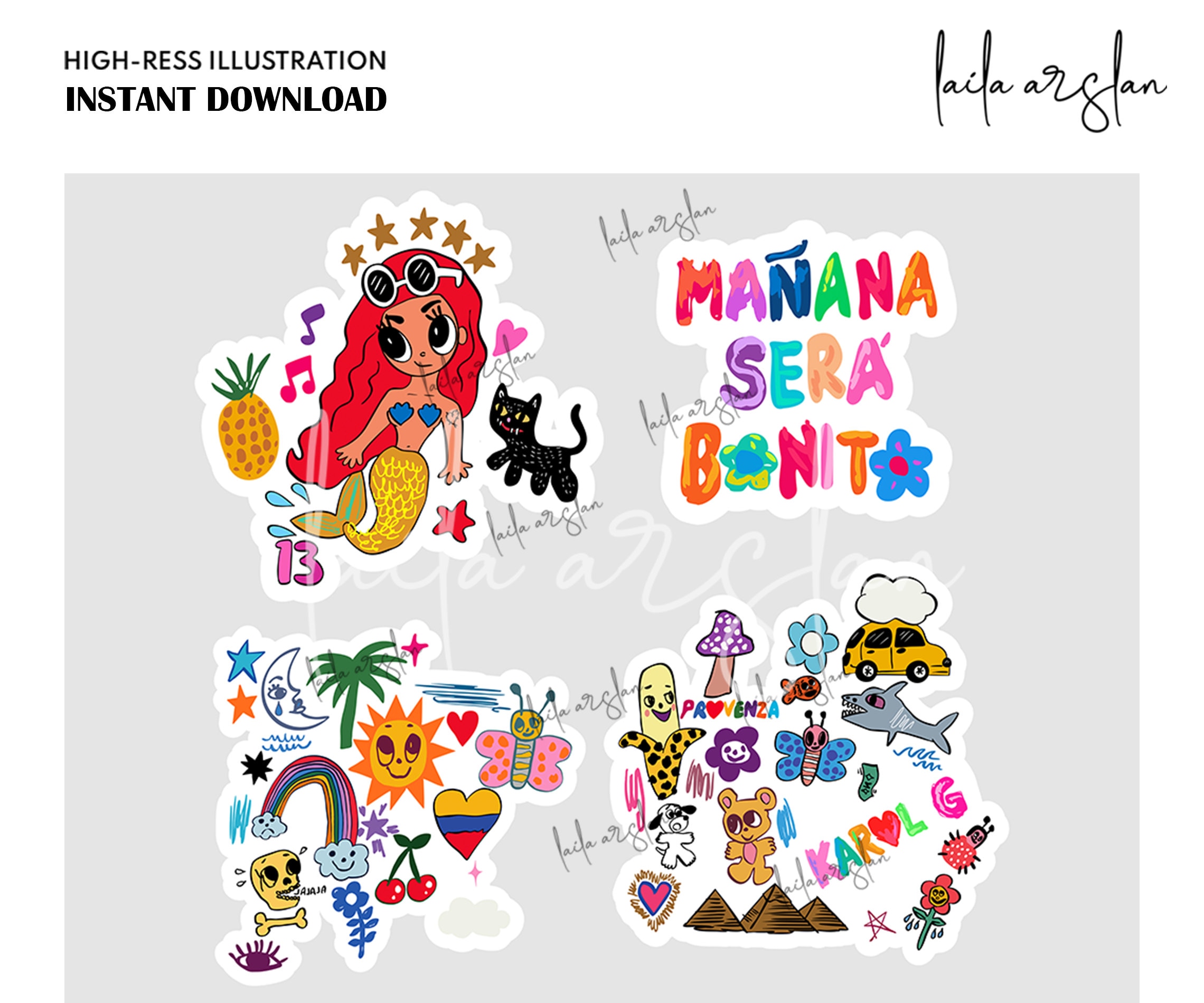 Karol g mañana será bonito ilustración karol g karol g con - Etsy México