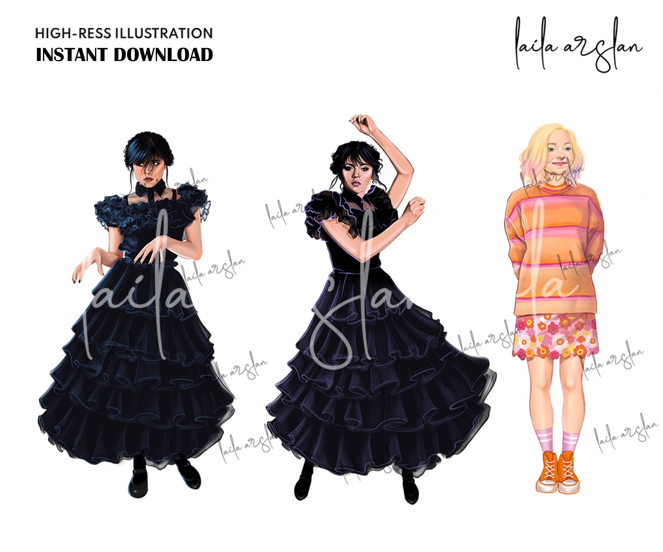 Wednesday Addams Full Body