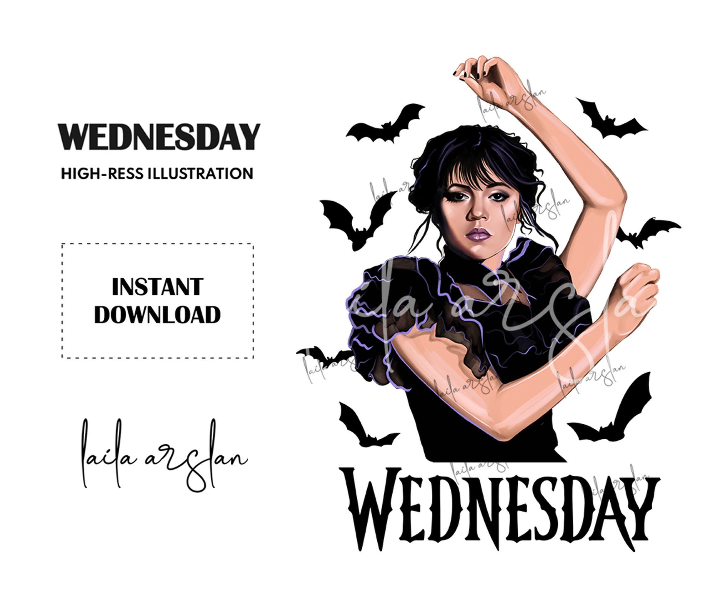 Wednesday Addams png Jenna Ortega png Wednesday girl dance - Etsy México