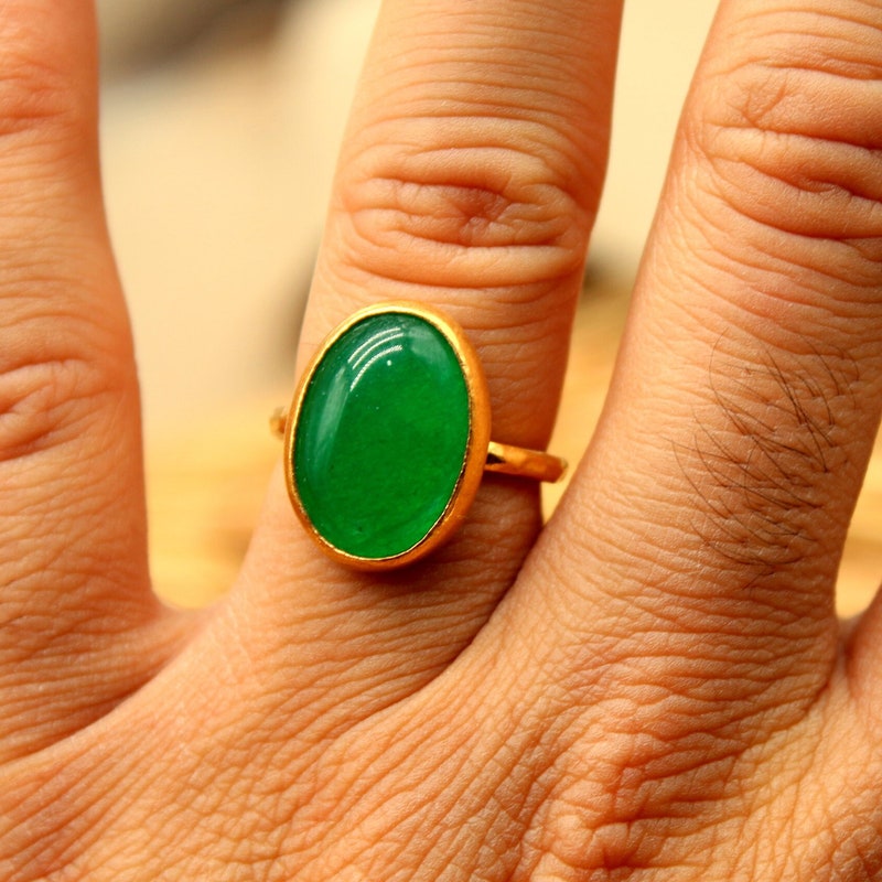 Jade Ring - Etsy