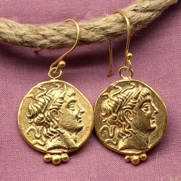 Coin Earrings - Etsy