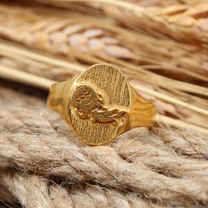 Zodiac Signet Aquarius Silver Ring, Aquarius Silver Ring, Astrology ...