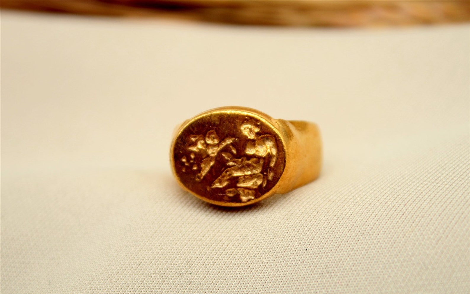 Ancient Greek Signet Ring Gold Signet Ring Silver Signet - Etsy