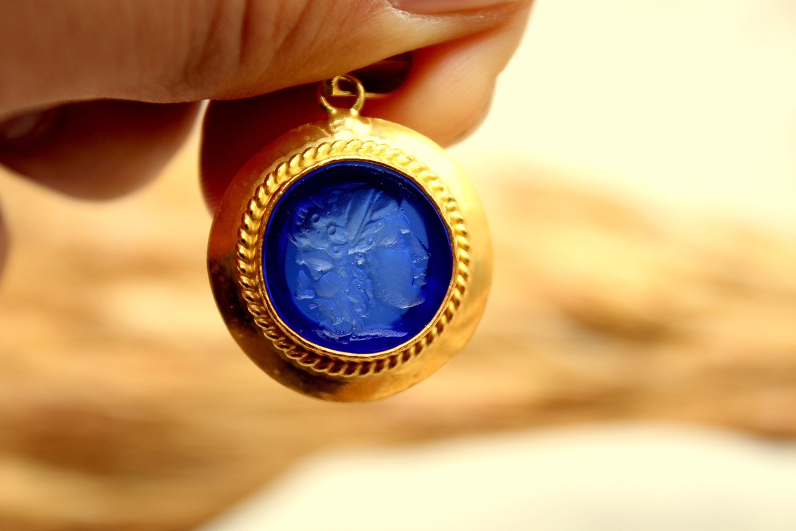 Antique Intaglio Greek God Zeus the Old and Young Silver - Etsy