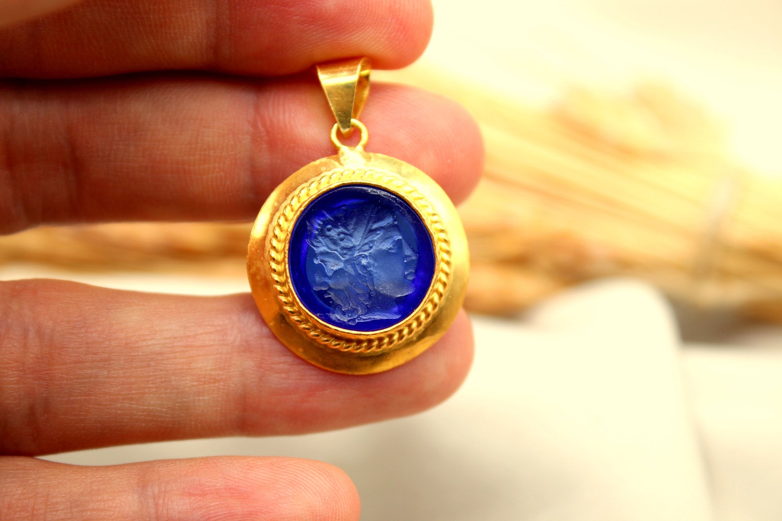 Antique Intaglio Greek God Zeus the Old and Young Silver - Etsy