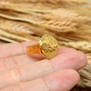 Zodiac Signet Aquarius Silver Ring, Aquarius Silver Ring, Astrology ...