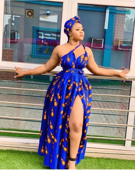 African Party Dressafrican Dresses For Womenafrican Clothing Etsy