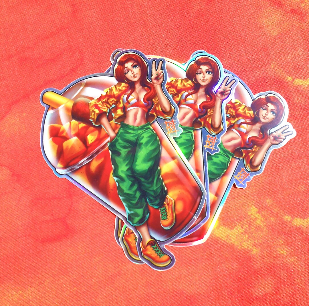 Mangonada Girl Sticker - Etsy