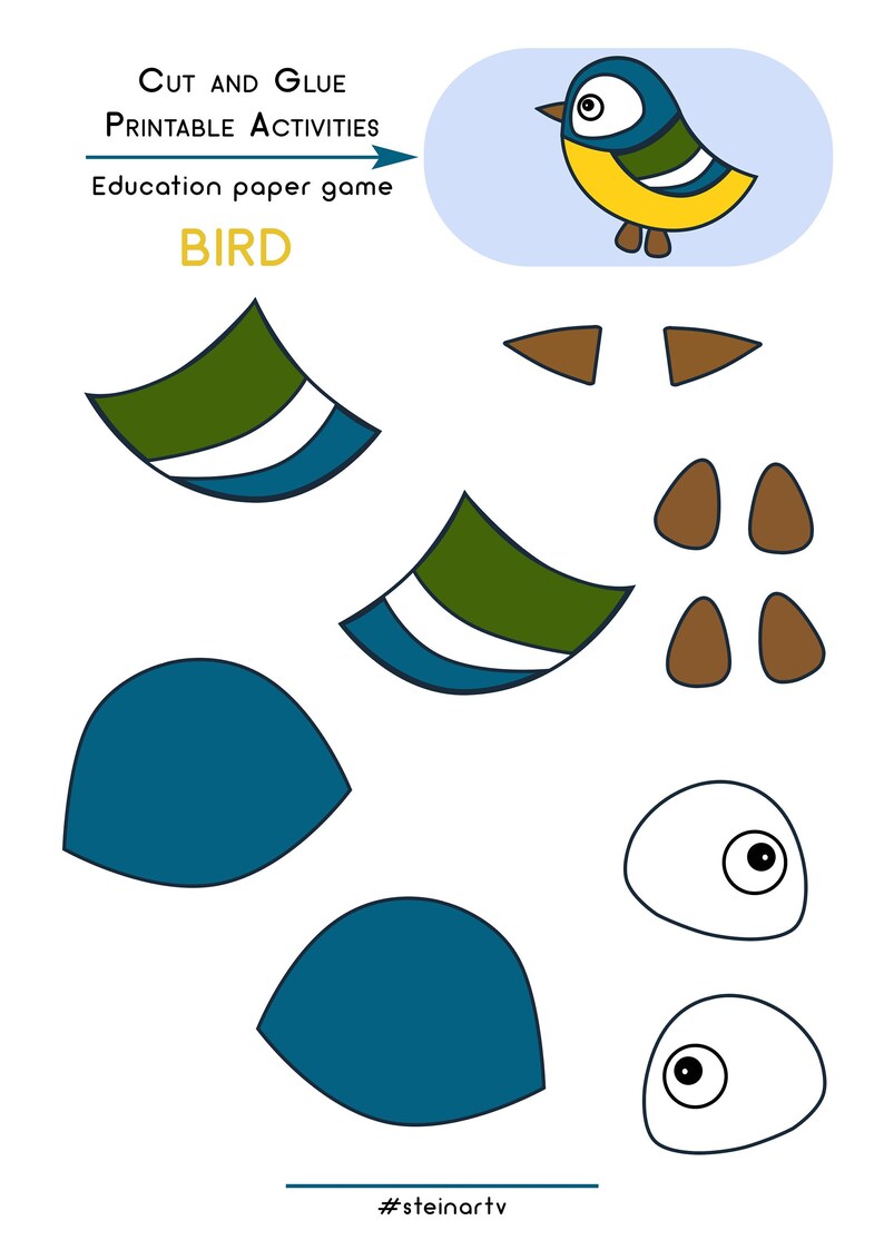 Bird Cut Files DIY Paper Craft Creative Gift Ideas. - Etsy