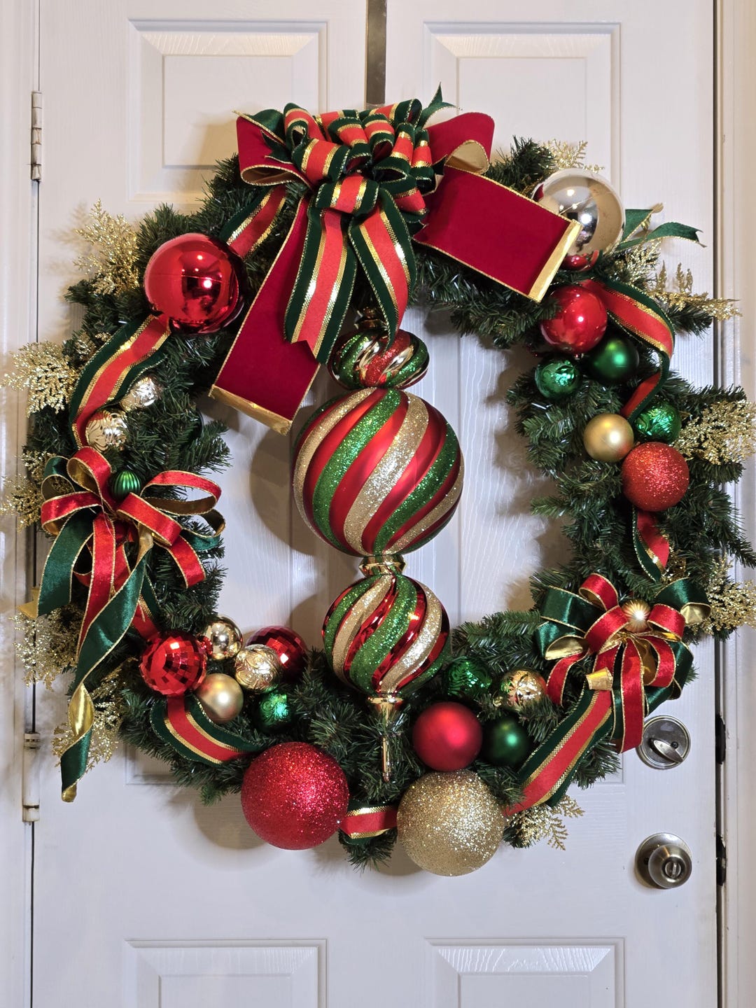 36 Inch Grand Traditional Christmas Wreath - Etsy