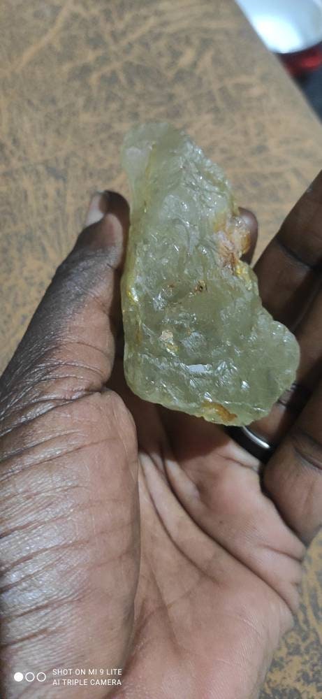 Natural Etched Light Yellow Topaz Crystal Specimen 250grs - Etsy UK