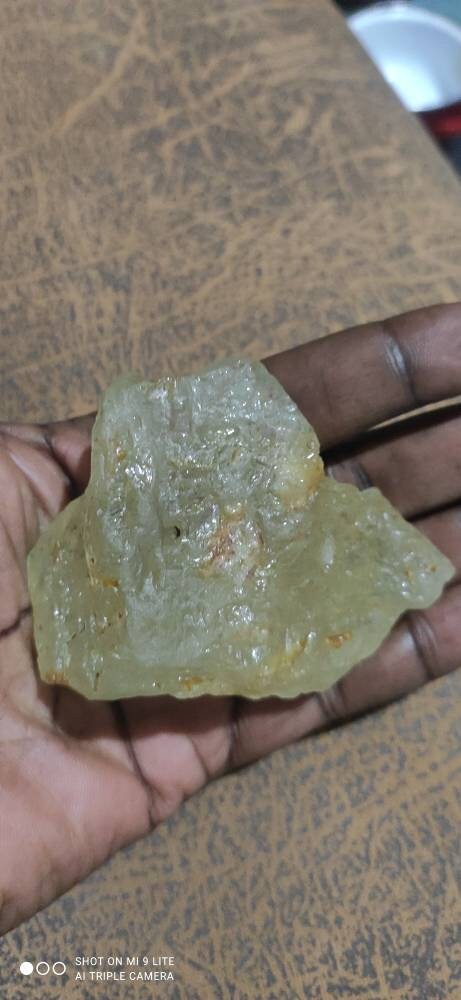 Natural Etched Light Yellow Topaz Crystal Specimen 250grs - Etsy UK