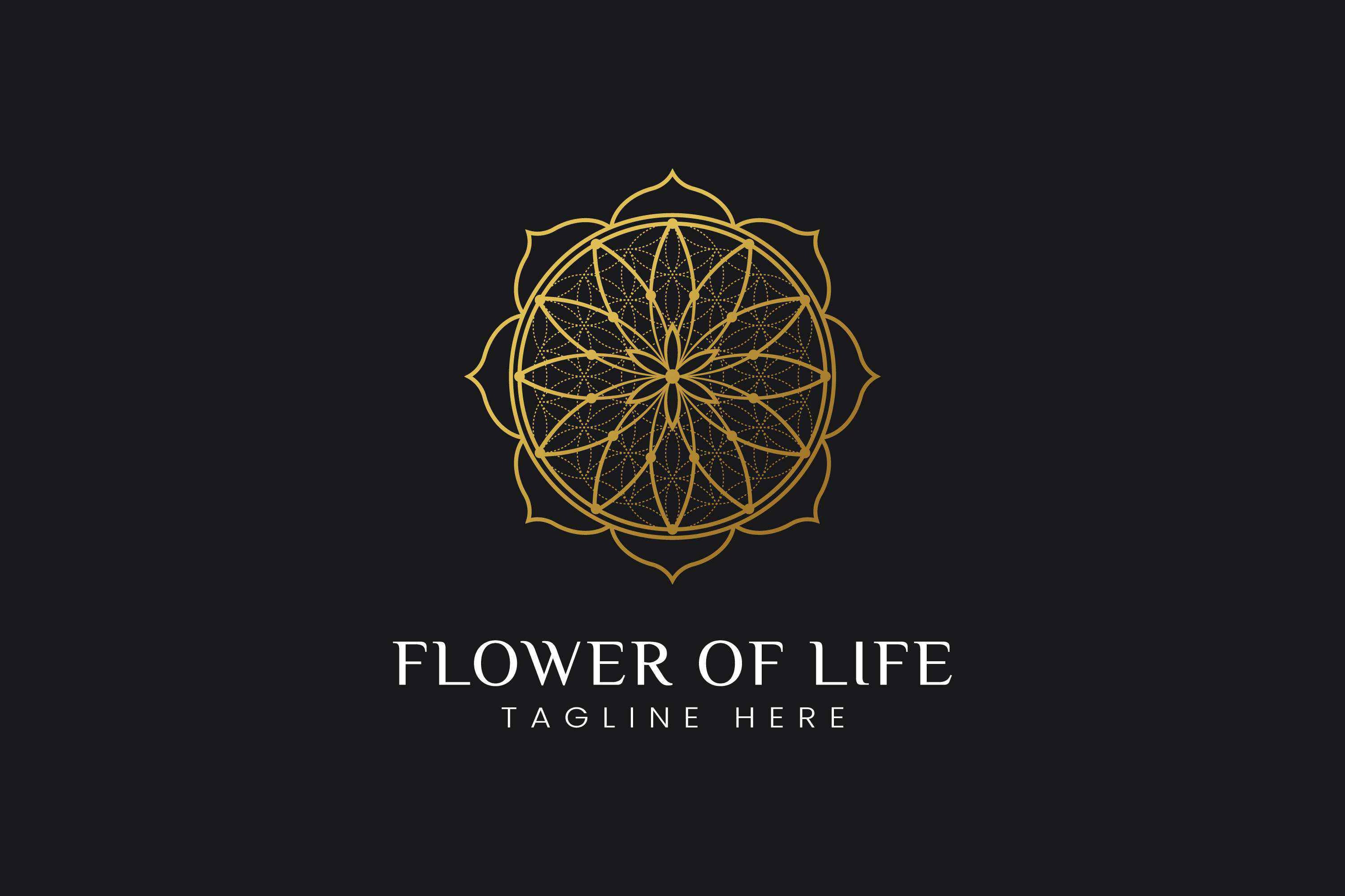 DIY Flower of Life Logo Spa and Wellness Logo Floral Logo - Etsy Australia