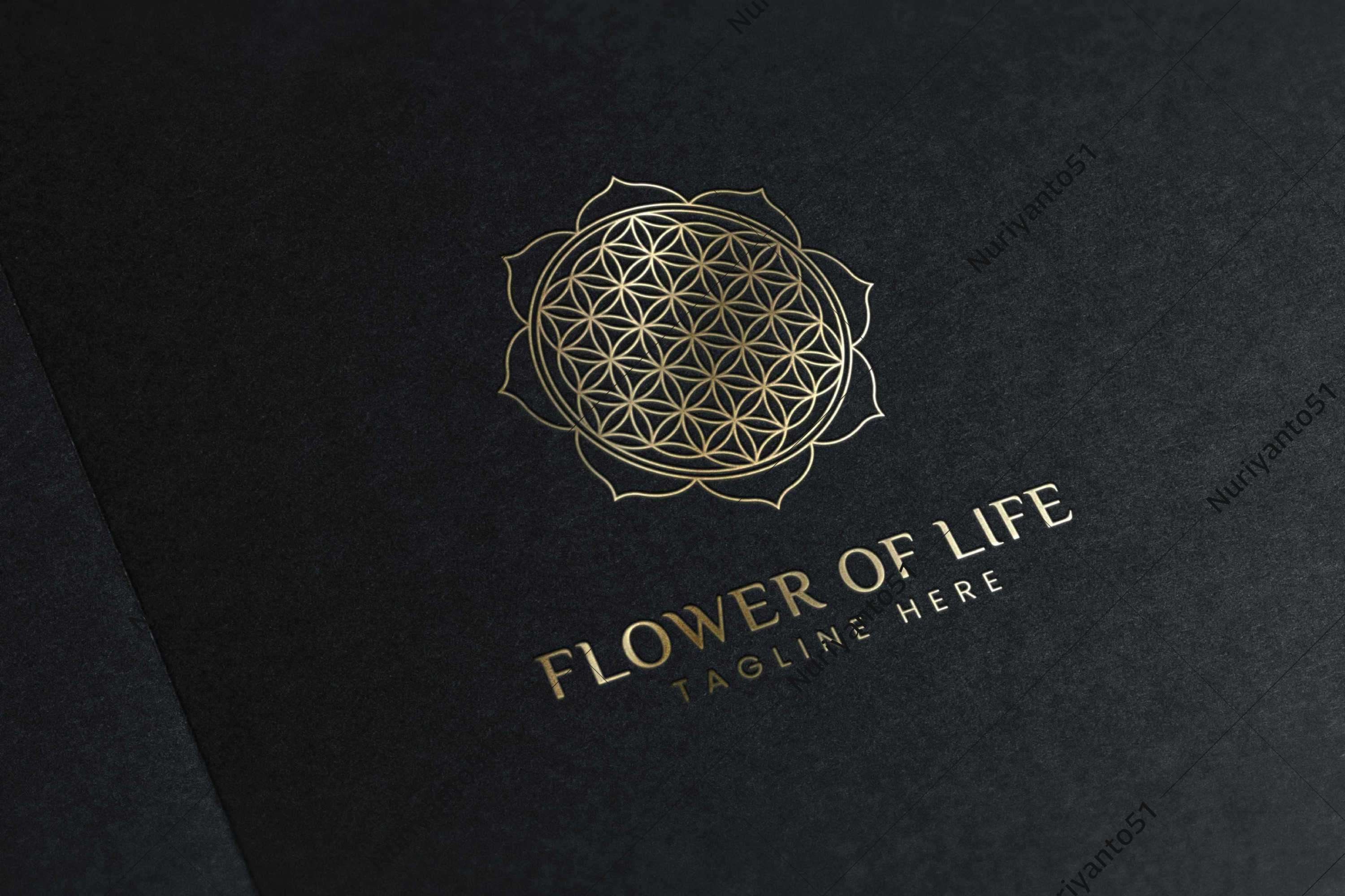 DIY Flower of Life Logo, Spa and Wellness Logo, Floral Logo, Sacred ...