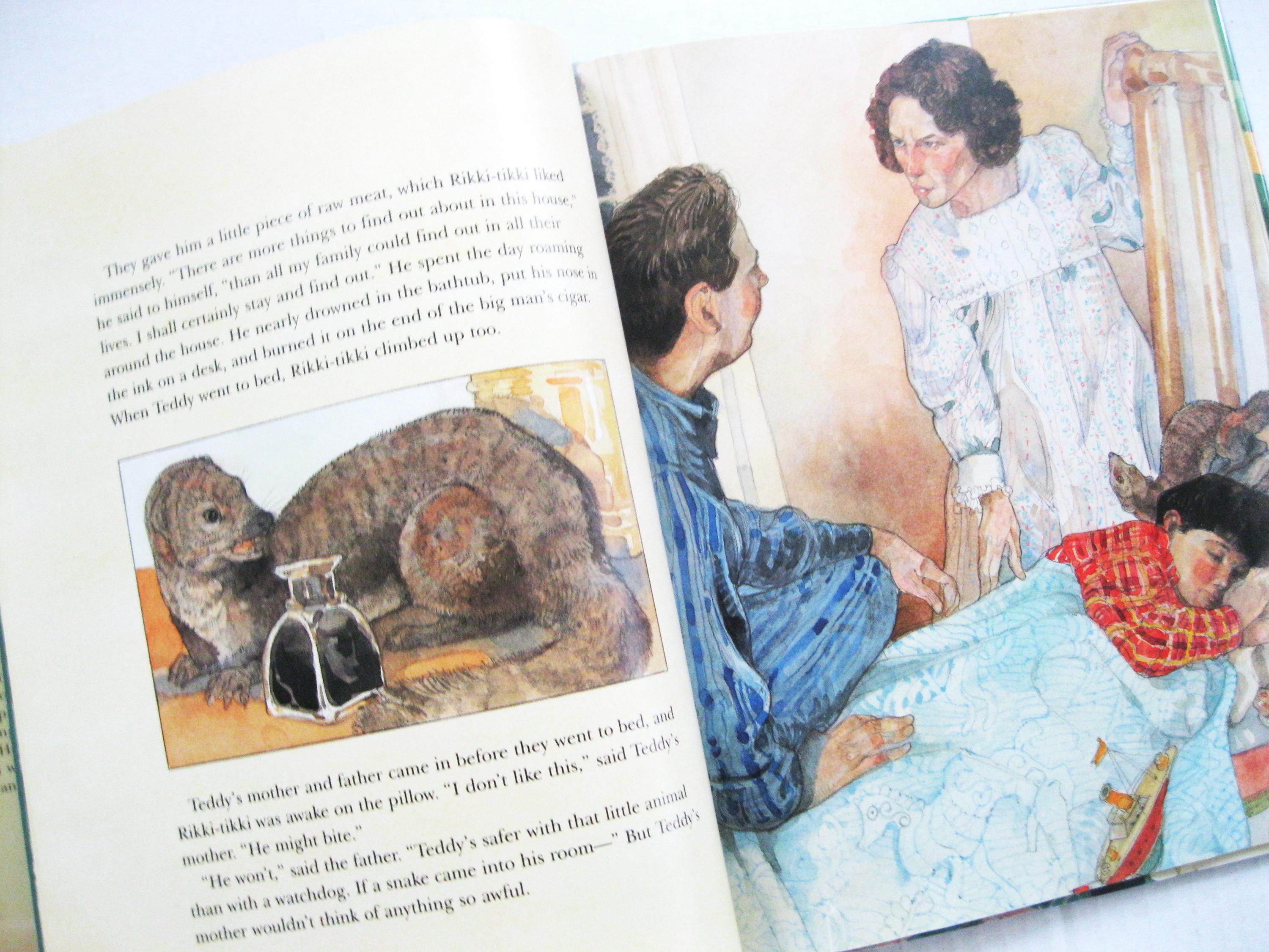 Rikki-tikki-tavi, by Rudyard Kipling, Children's Hardback Book, in Dust ...