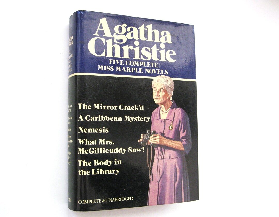 Agatha Christie, Five Complete Miss Marple Novels, Hardback Book - Etsy