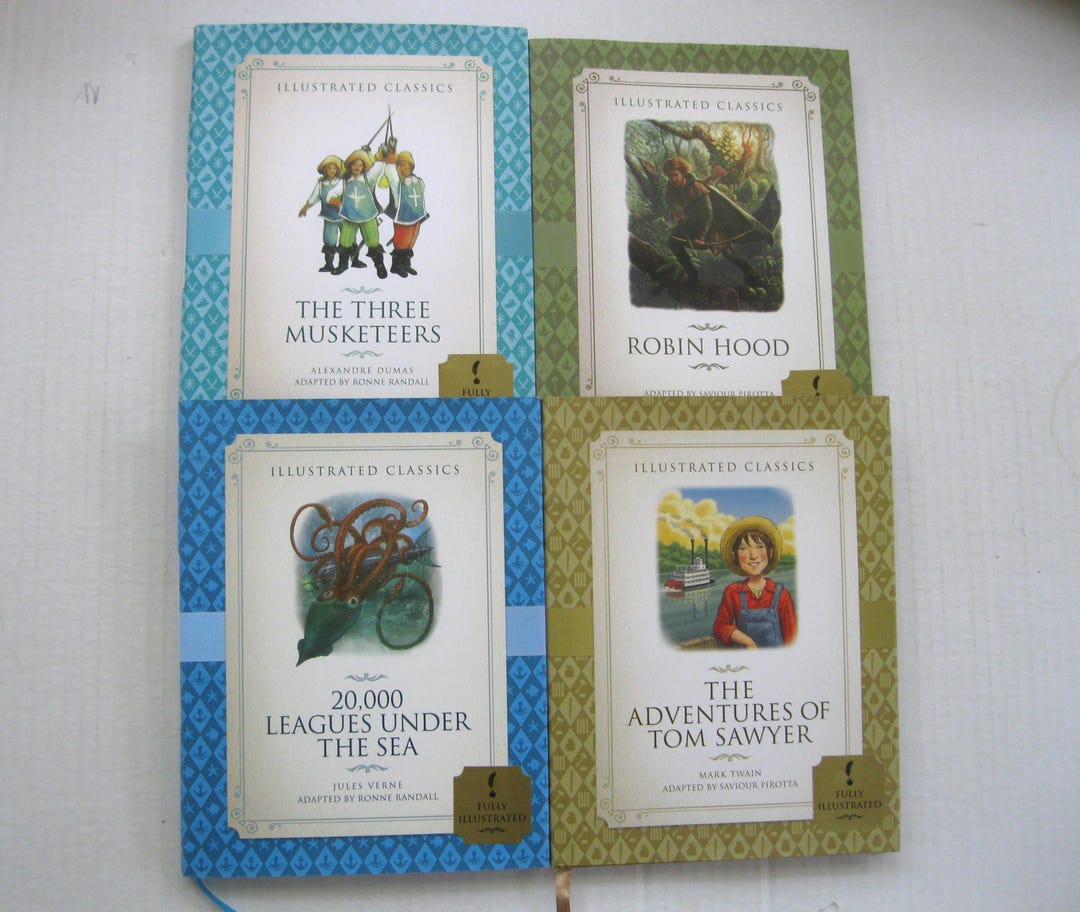 Set of 4 Illustrated Classics, by Sandy Creek Publishing, All in New ...