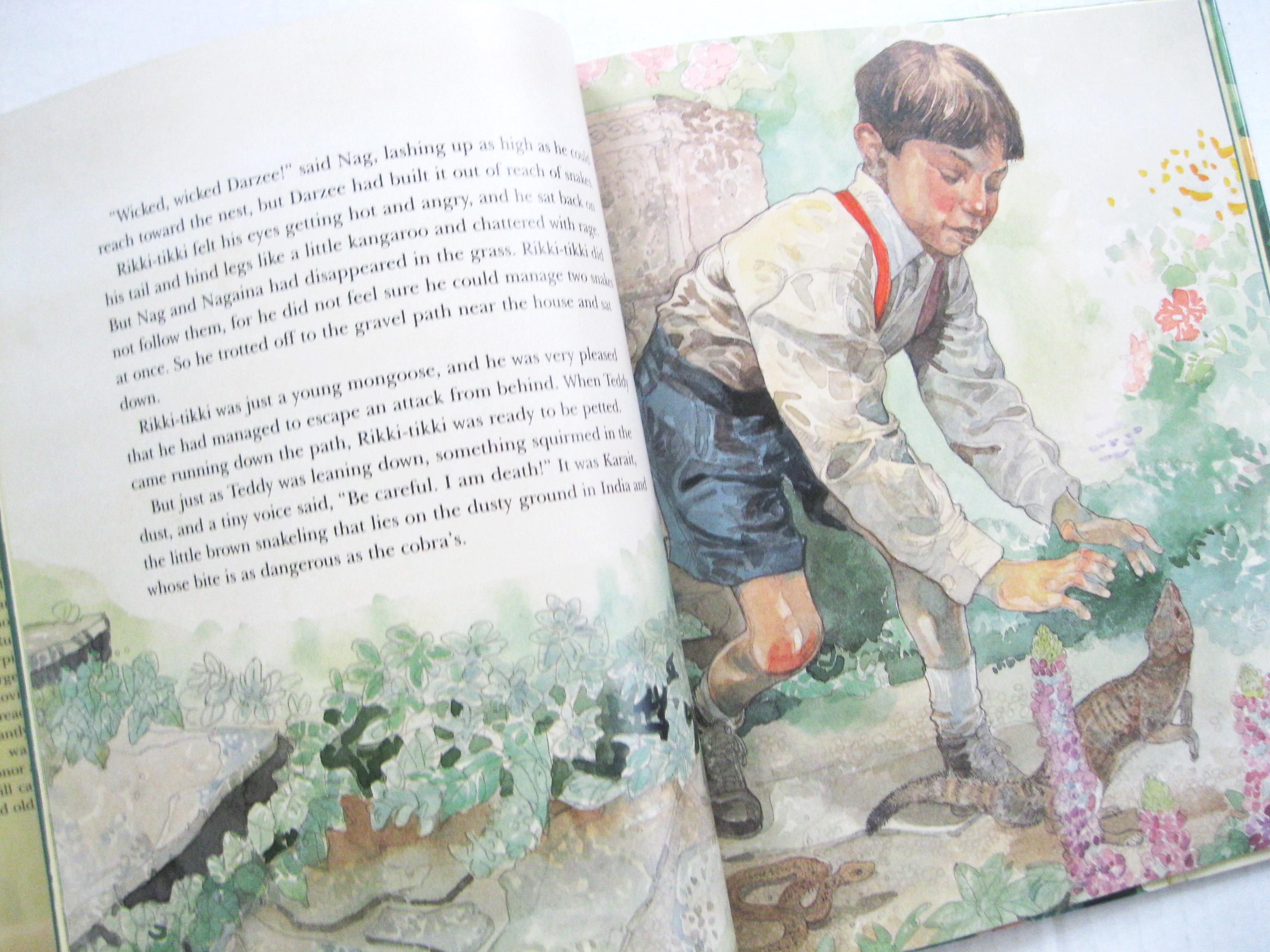 Rikki-tikki-tavi, by Rudyard Kipling, Children's Hardback Book, in Dust ...