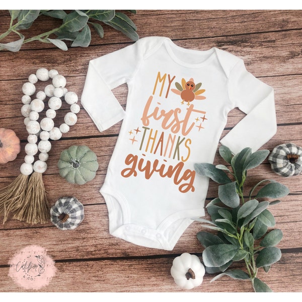Baby Girl Thanksgiving Shirt - Etsy