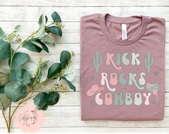 Kick Rocks Cowboy Shirt - Etsy