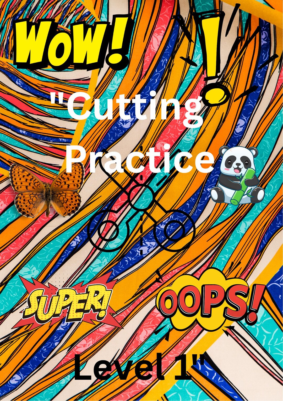 Cutting Practice Worksheets for Kids – Preschool Fine Motor Skills ...