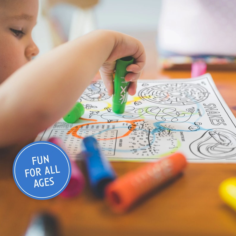 Printable Coloring Page, Ball Python, Includes Fun Facts, Coloring ...