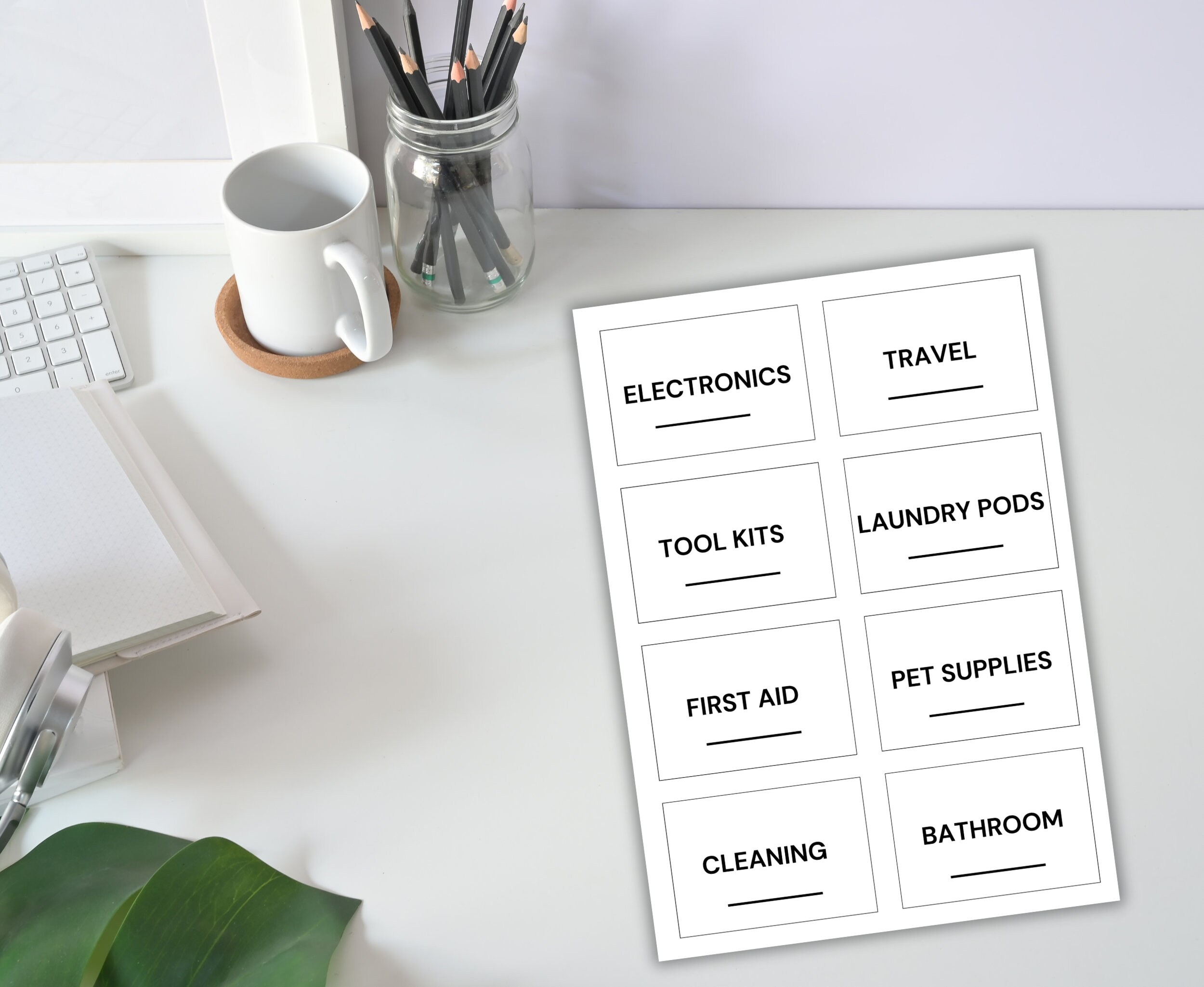 Minimalist Pantry Labels Printable Sticker Labels for - Etsy