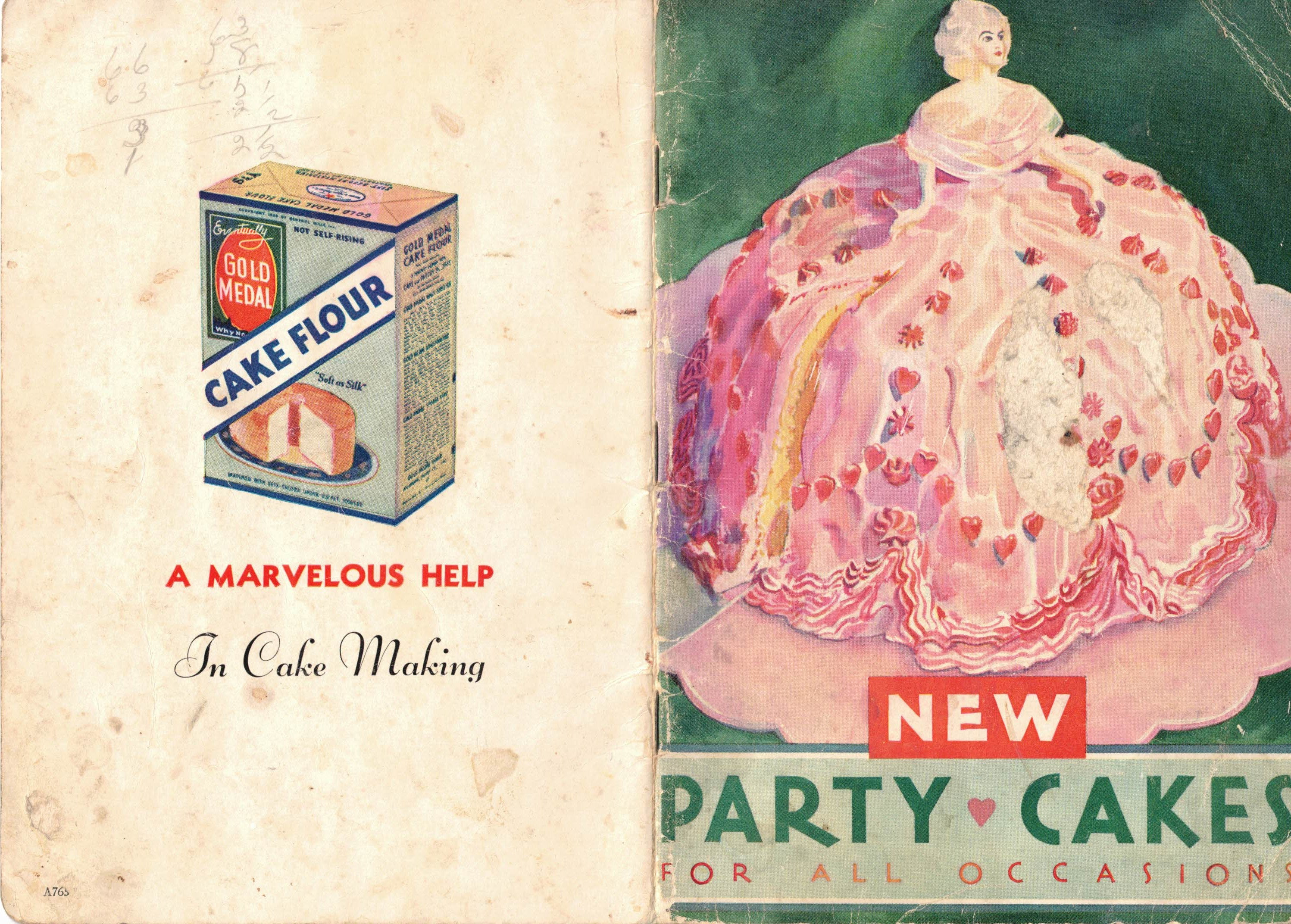 1931 New Party Cakes for All Occasions Cook Book - Printable Cookbook ...
