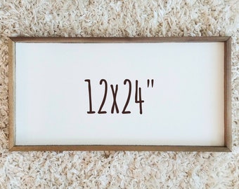 12x24 Picture Frame - Etsy