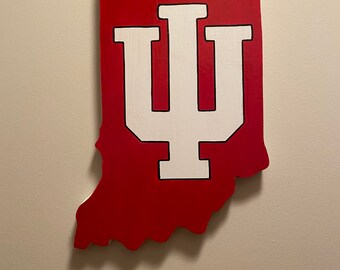 Iu Cut Out Sign - Etsy