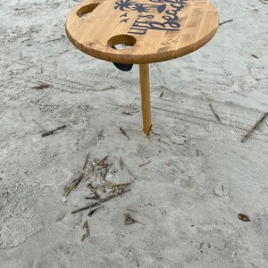 Custom Portable Beach Table Handpainted- 1 Table Design Must Be Picked ...