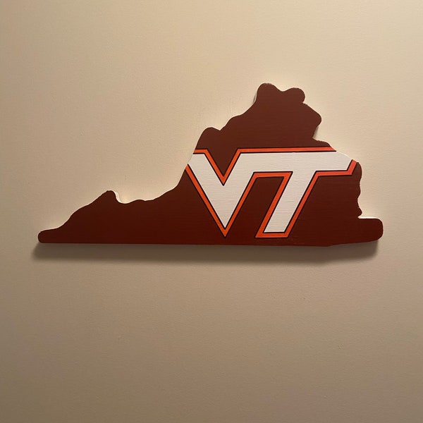 Virginia Tech Wreath - Etsy