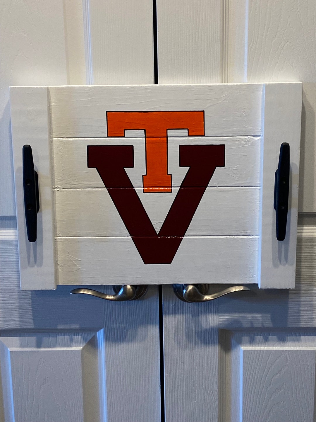 Virginia Tech Tailgate Tray Handpainted - Etsy