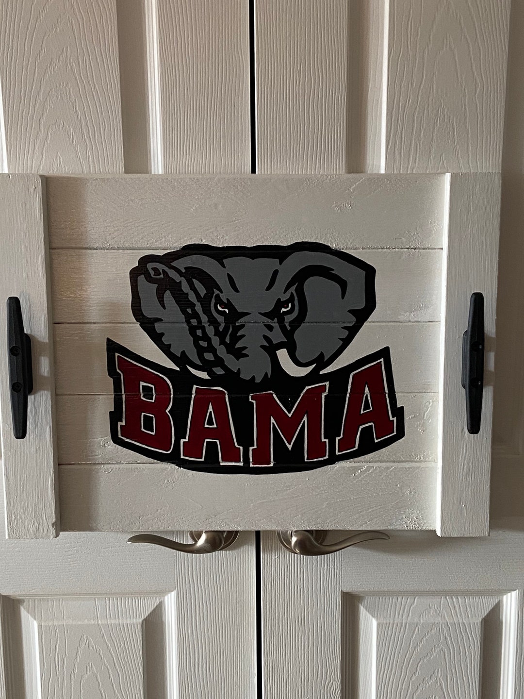 Handpainted - Roll Tide! Alabama Tailgate Tray - Etsy