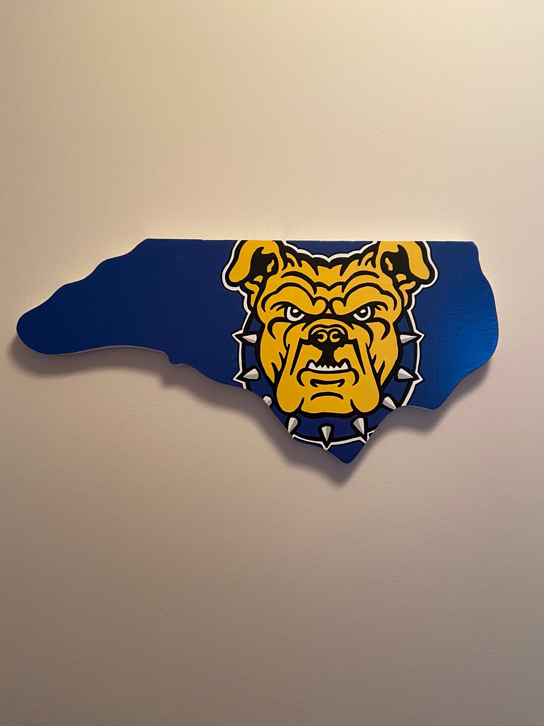 Handpainted NC A&T Aggies Wooden Wall Sign - Etsy