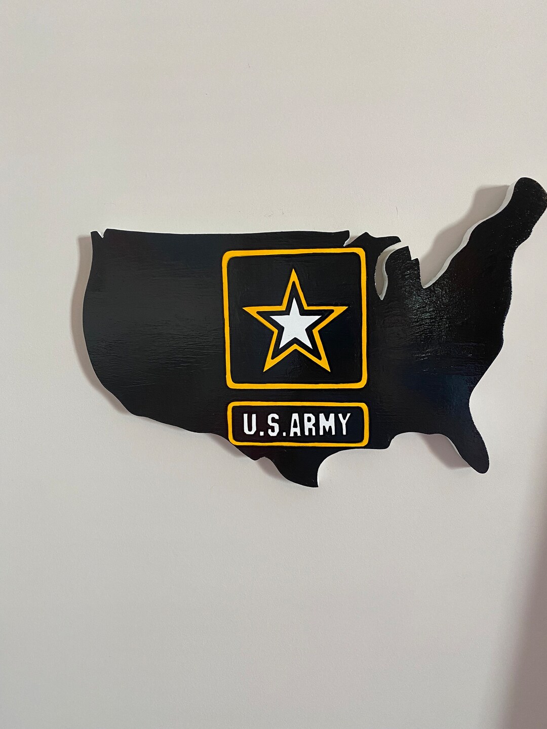 Handpainted US Army Cutout Wall Sign - Customizable - Etsy