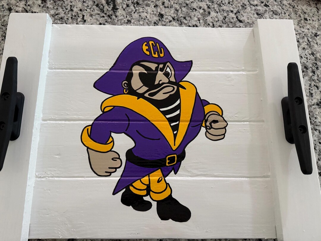 East Carolina University - ECU Tailgate Tray- Peedee - Etsy
