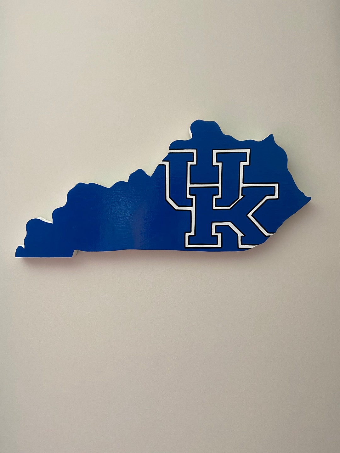 Kentucky Handpainted Wooden State Shape - Etsy