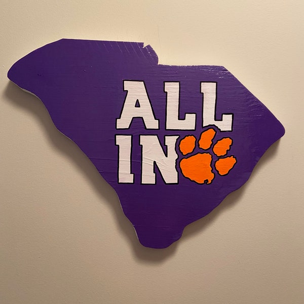 Clemson Sign - Etsy