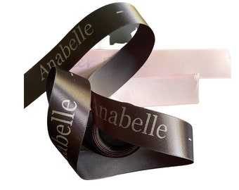 Personalised 38mm Ribbon Personalised Satin Ribbon Gift - Etsy UK