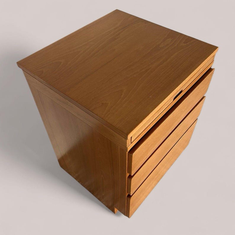 Tapley 33 Teak Desk With Three Drawers and Pull-out Writing Surface ...