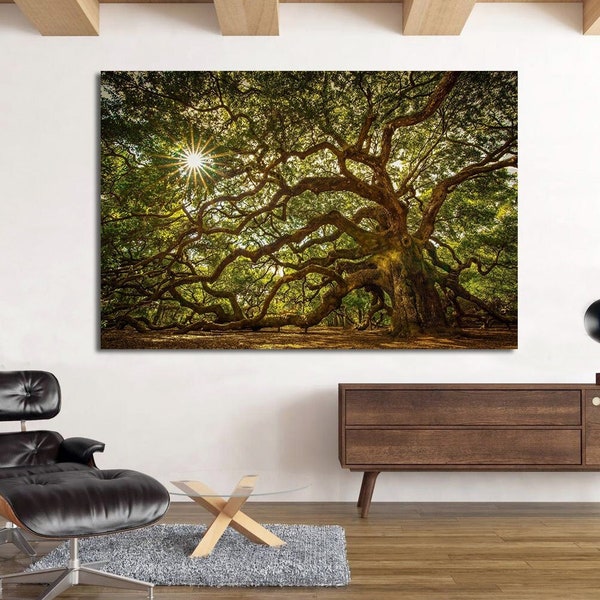 Oak Tree Wall Art - Etsy